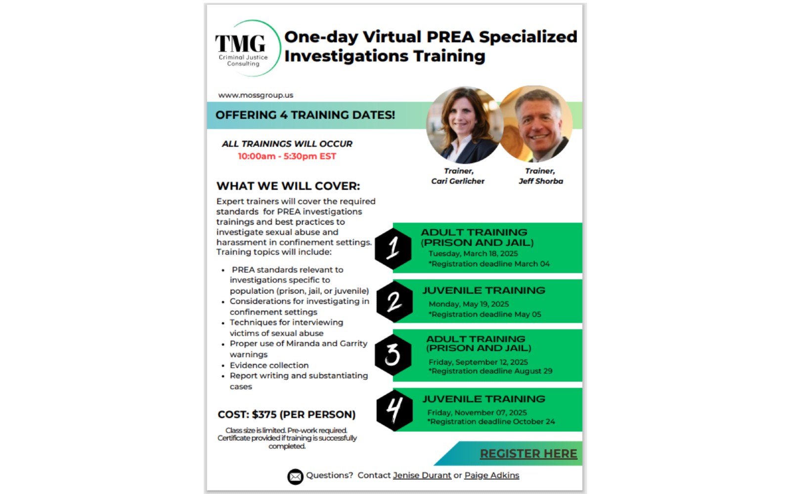 Public Safety Criminal Justice Consulting Firm | The Moss Group